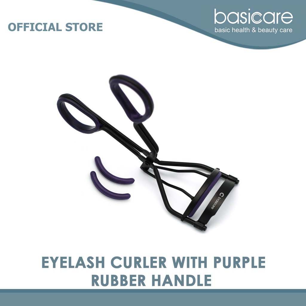 Basicare Eyelash Curler With Purple Rubber Handle BCFEC10 | Shopee ...