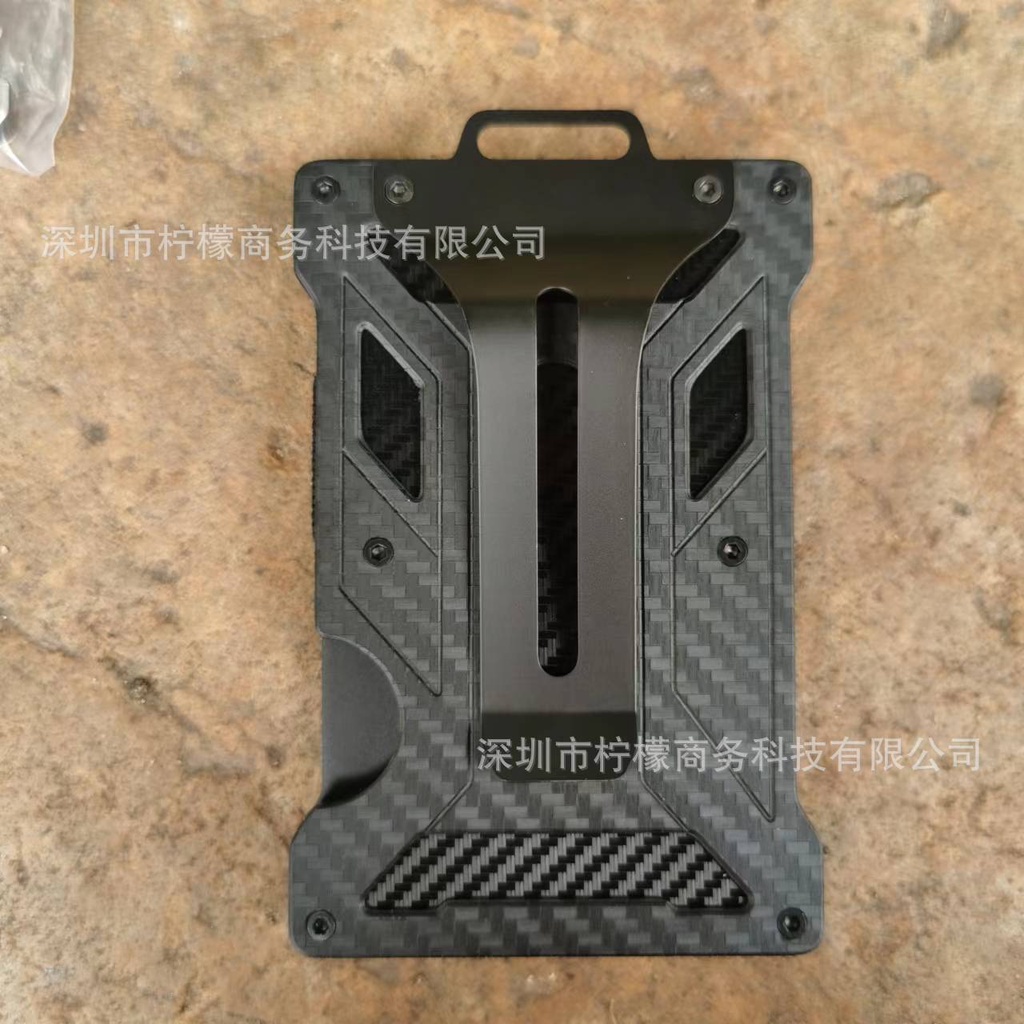 New Aluminum Alloy Card Package Transparent Badge RFID Metal Wallet ...