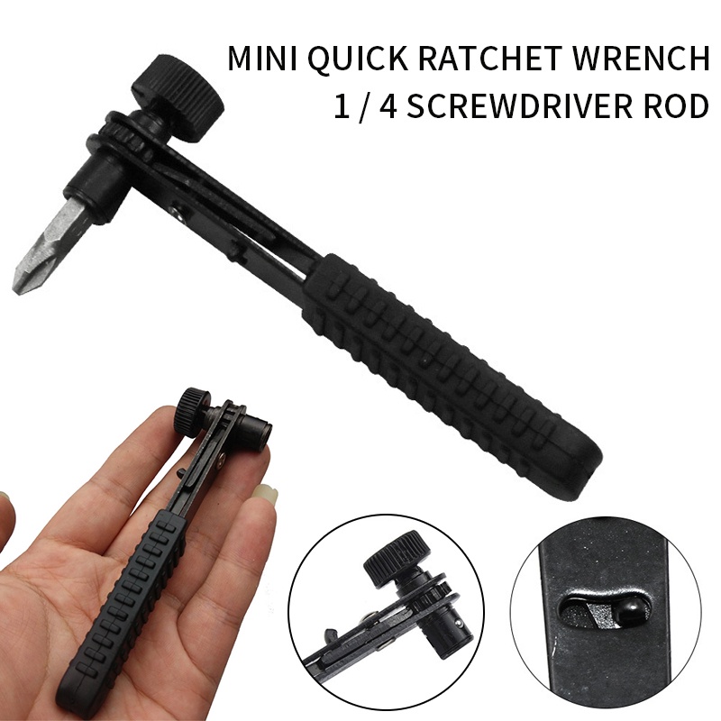 1/4 Wind Approved Head Screwdriver Fast Ratchet Wrench Pole Simple ...