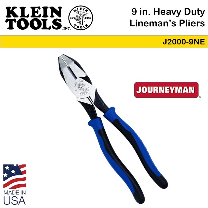 Klein Tools 9-inch Lineman's Pliers - J2000-9NE | Shopee Philippines