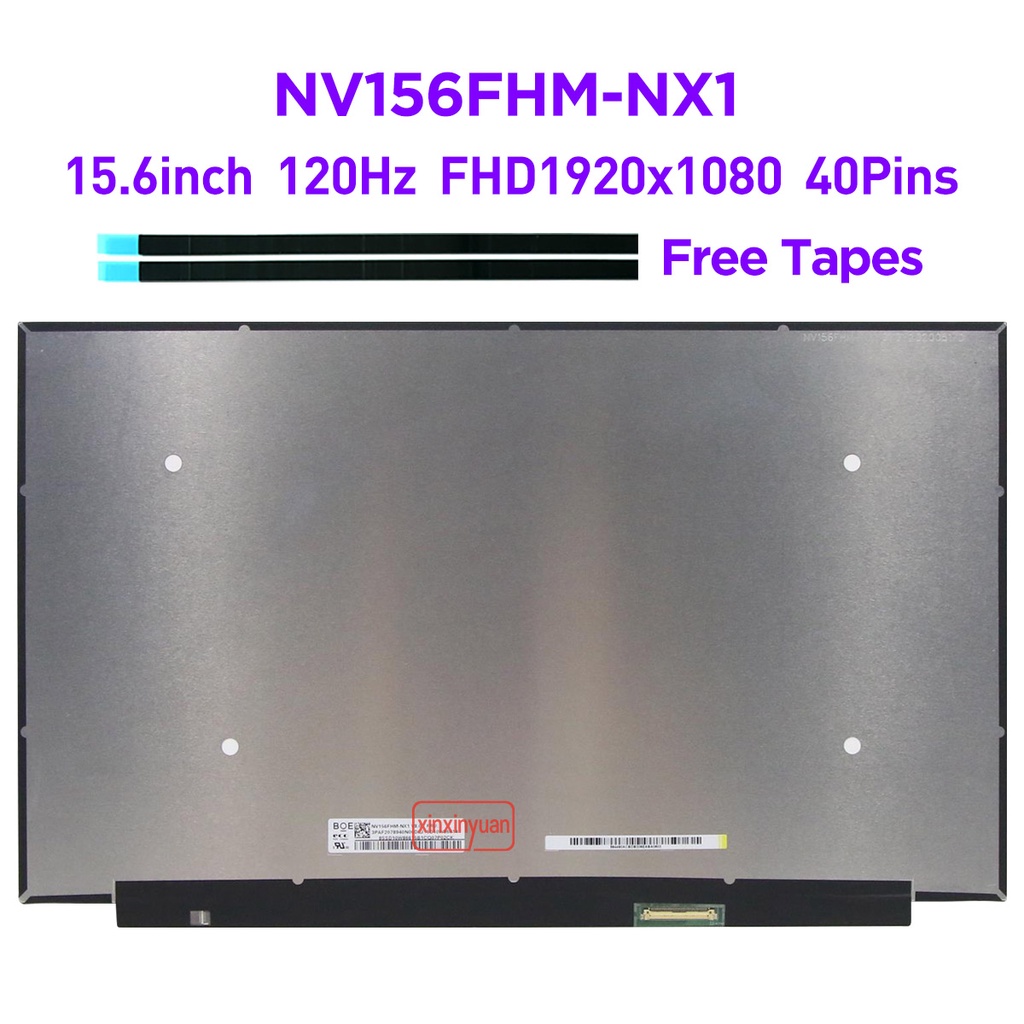 15.6" 120Hz IPS Laptop LCD Screen NV156FHM-NX1 NV156FHM-N4U For ASUS FX505 FX531 FX571 FXF571 ...