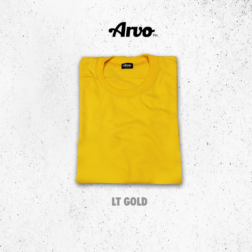ARVO PH - Yellow Series Plain Tee Shirts | Shopee Philippines