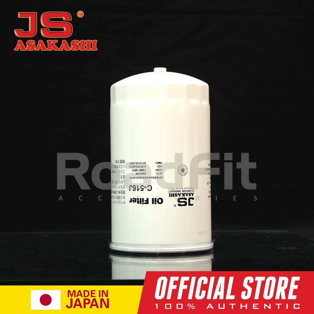 JS Oil Filter C516J for Isuzu 6HE1/6HH1 with Drain Nut (Vic C-603 ...
