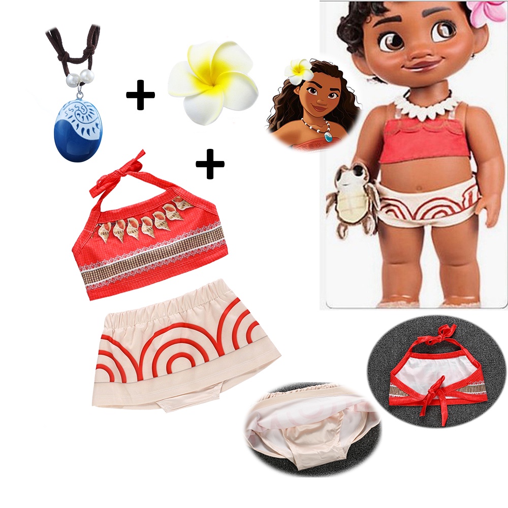 6M-5Y Moana Swimsuit for Baby Baby Moana Costume Cute Swimsuit Kids ...