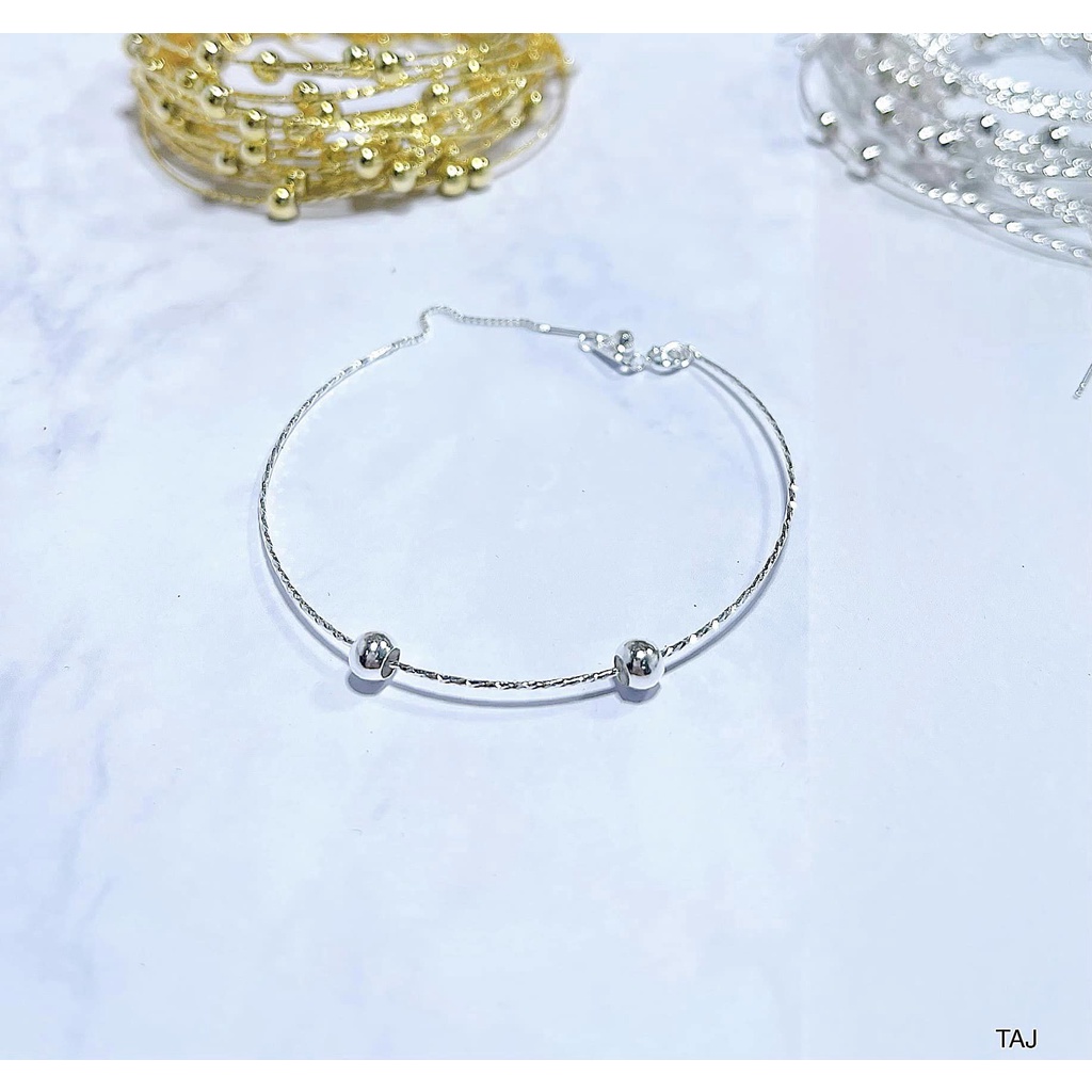 Silver CORE - SILVER THREAD - SILVER BRACELET CORE WITH LU Thong STONE ...