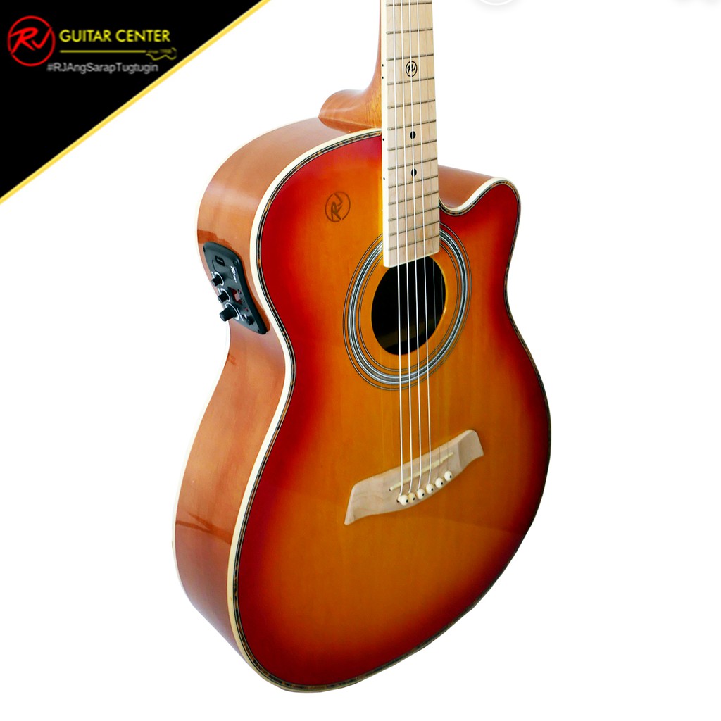 RJ Guitars - RJ Professional Acoustics Folk | Shopee Philippines
