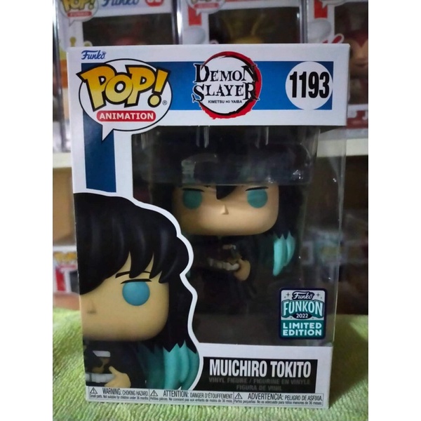 FUNKO POP! Muichiro Tokito Funkon 2022 shared sticker | Shopee Philippines
