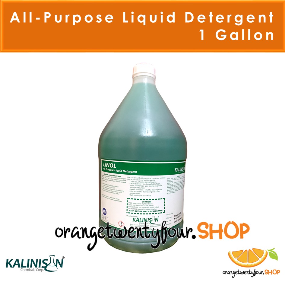 Kalinisan Linol All Purpose Liquid Detergent 1 gallon | Shopee Philippines