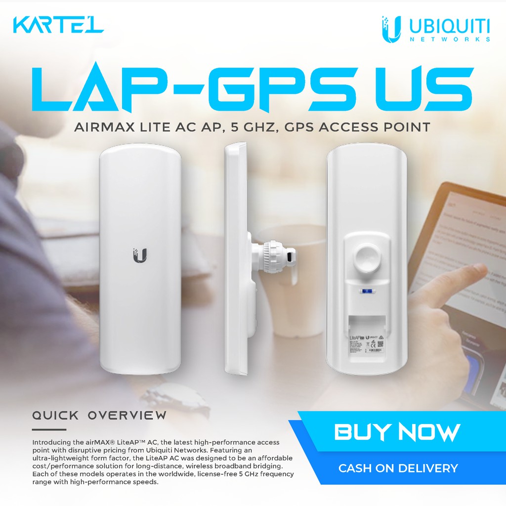 Ubiquiti LiteAP LAP GPS airMAX AC Sector AP - LAP-GPS | Shopee Philippines