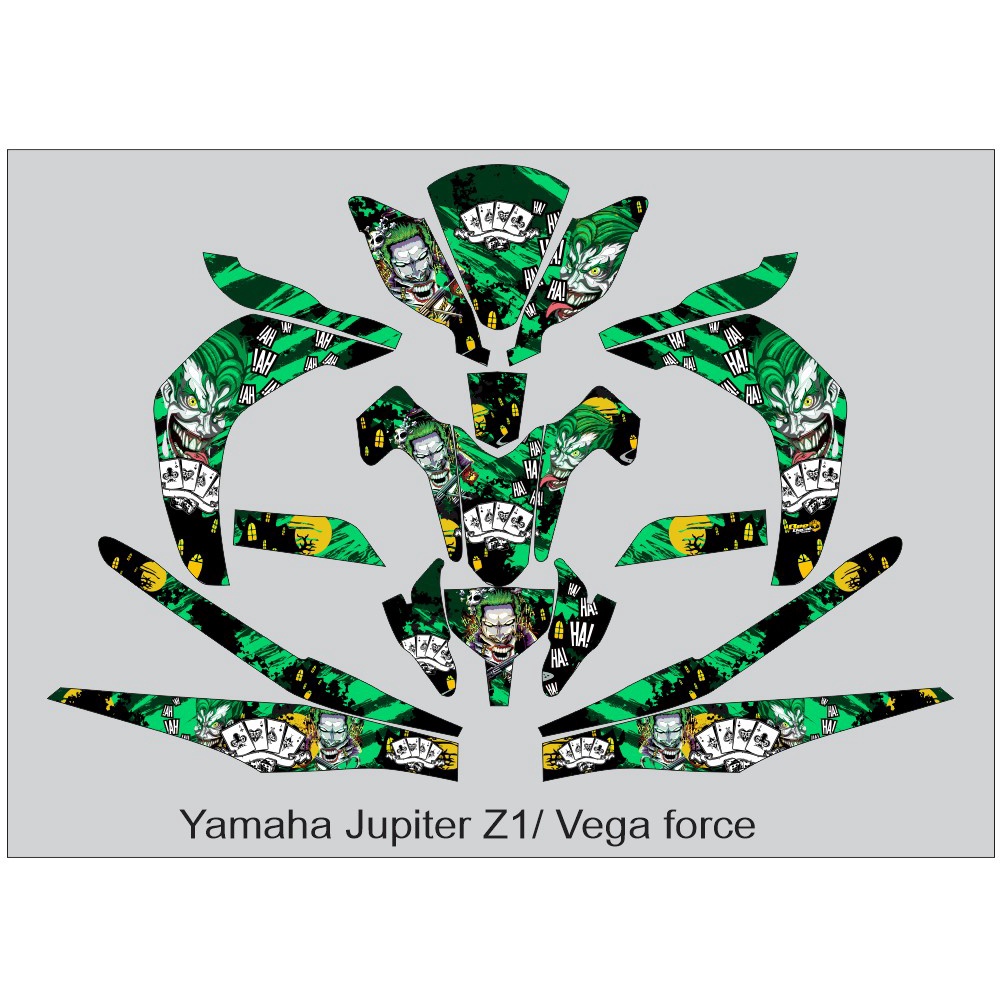 Sticker decals for Yamaha Jupiter Z1/ Vega Force full decals | Shopee ...