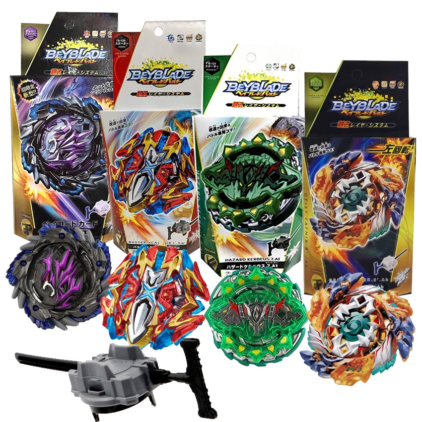 Beyblade Burst Mini Launcher Cho-Z Layer System Battling Spinning Top ...