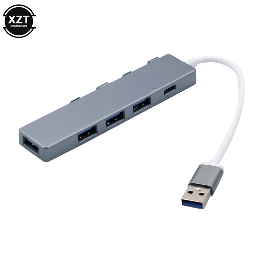 USB 3.0 four-port hub with TYPE-C power supply port HUB storage line ...