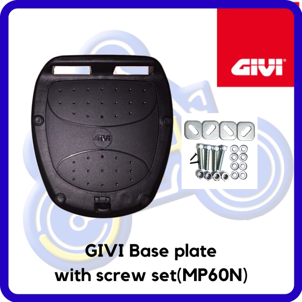 GIVI BOX BASE PLATE WITH SCREW SET TAPAK TOP BOX GIVI (MP60N) | Shopee Philippines