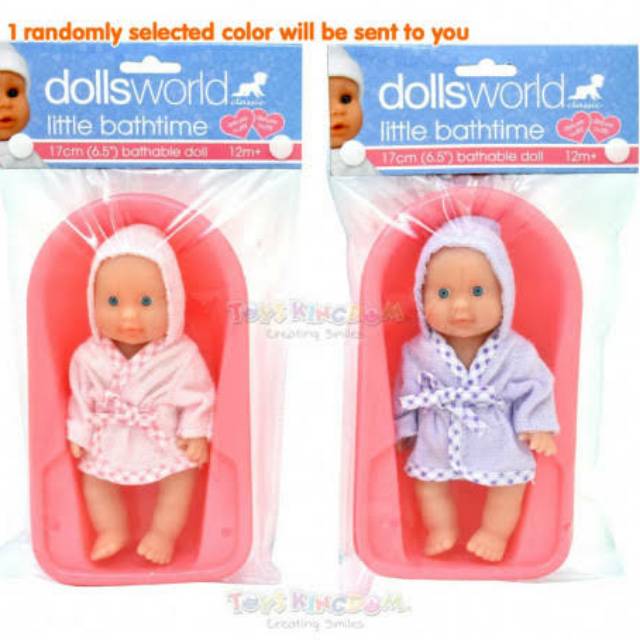 Dollsworld dolls world little bathtime bath time original | Shopee ...