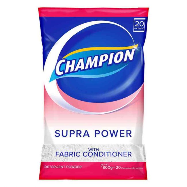Champion Powder With Fabric Conditioner 800g | Shopee Philippines