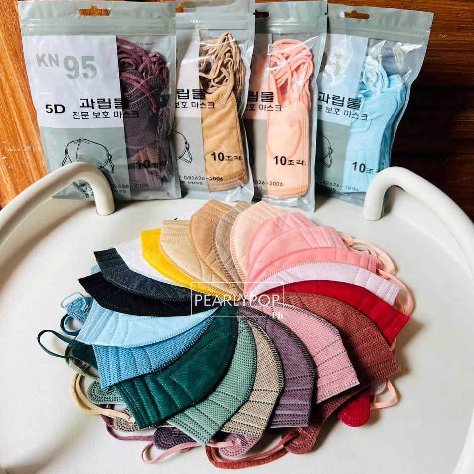 Korean 5ply Face Mask 5d 10PCS PER PACK Quality Facemask High ...