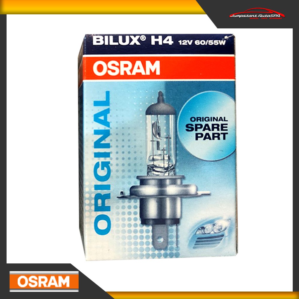 OSRAM H4 12V 55W Halogen Headlight Lamp Bulb | Shopee Philippines