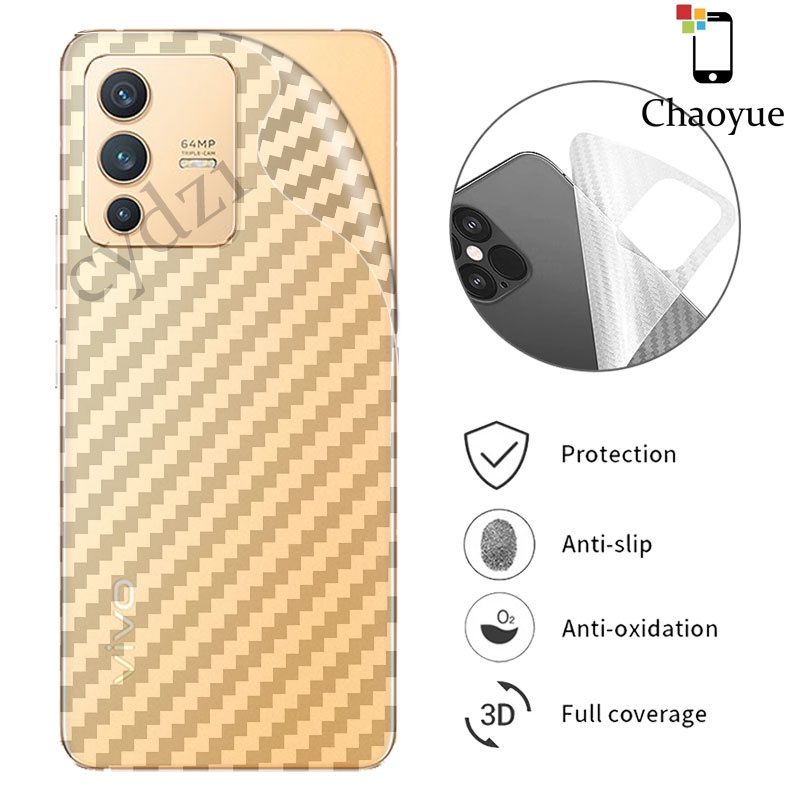 Carbon Fiber Sticker Soft Film For VIVO V40 Lite V27 V27E V25 V23 V20 ...