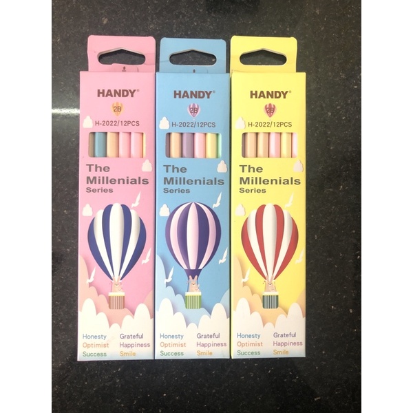 Handy pencils 2022 / millenials series pencils 12pcs | Shopee Philippines