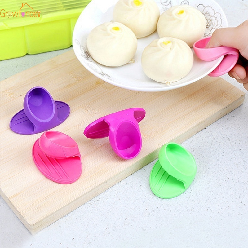 1PC Mini Silicone Non-Slip Heat Insulated Finger Clip/ Eco-Friendly ...