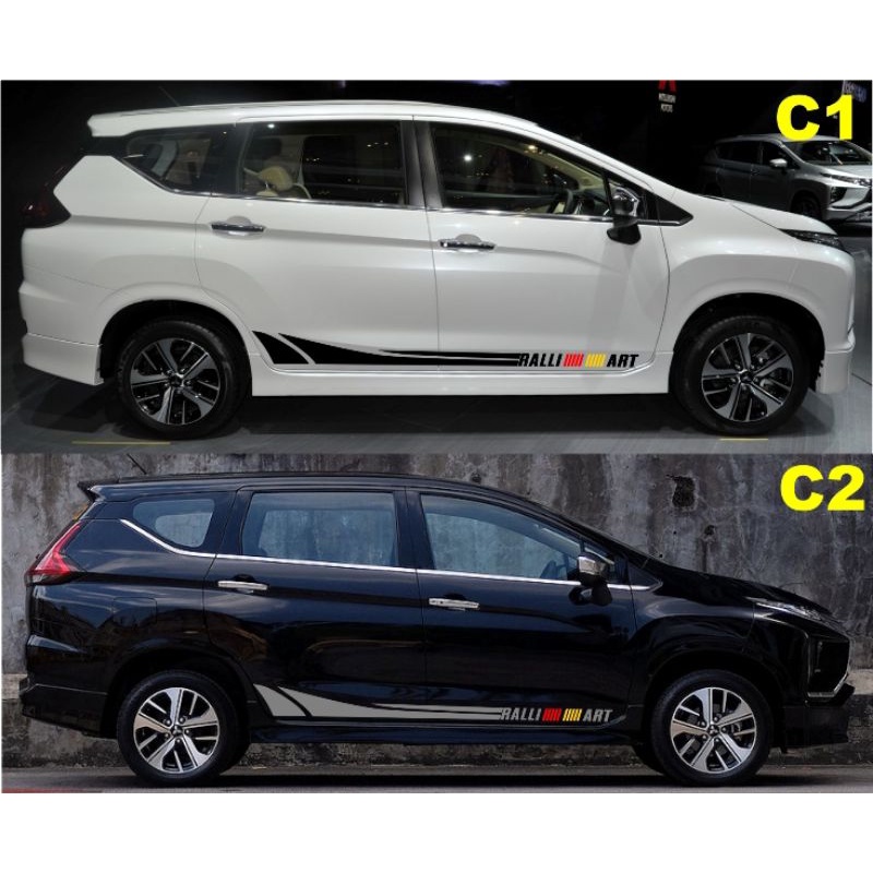 Mitsubishi Xpander Ralliart Sticker Design for Side Body | Shopee ...
