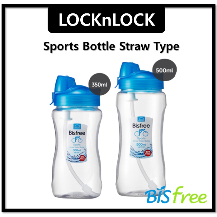 [LOCKnLOCK] Bisfree Sports Bottle Straw Type 350ml / 500ml ABF710TB ...