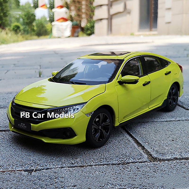 Original honda Civic car model 2019 tenth generation CIVIC 1:18 alloy ...