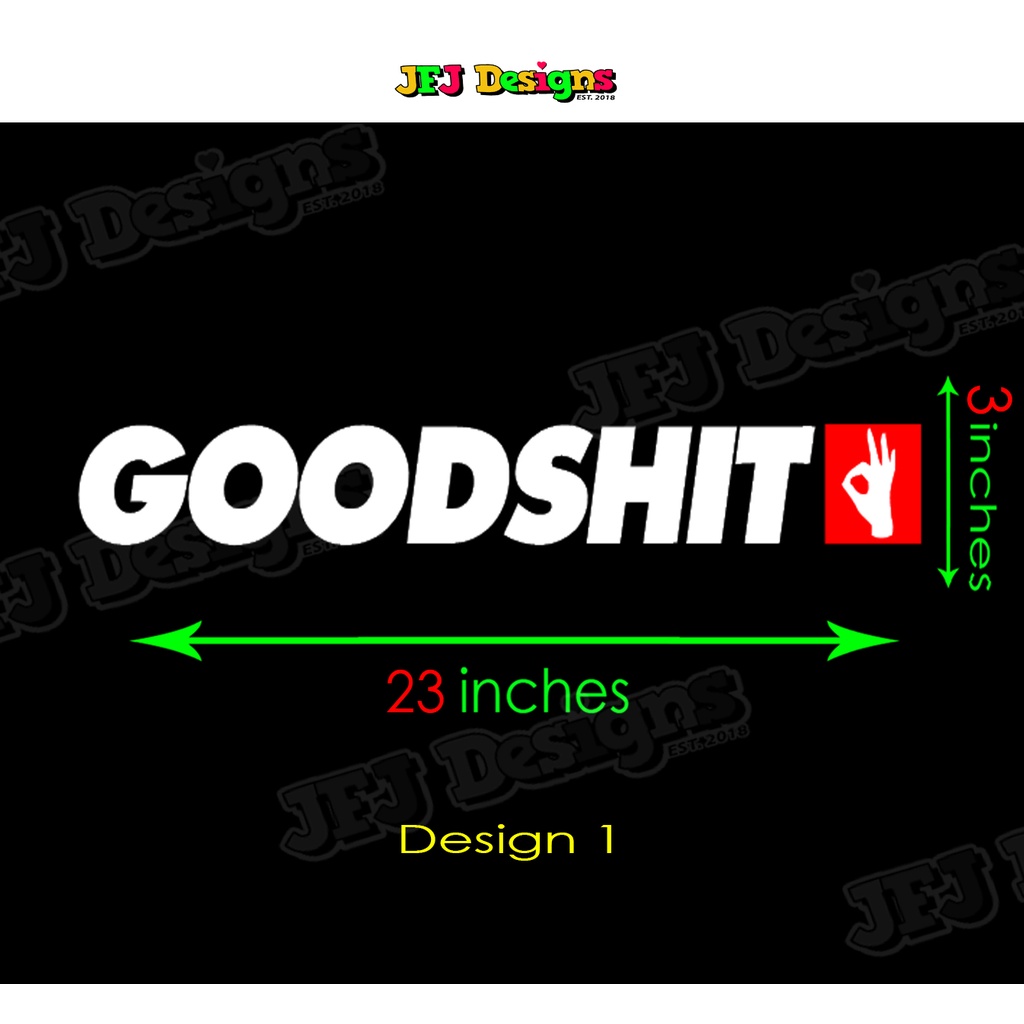 GOODSHIT Cutout Vinyl sticker | Shopee Philippines