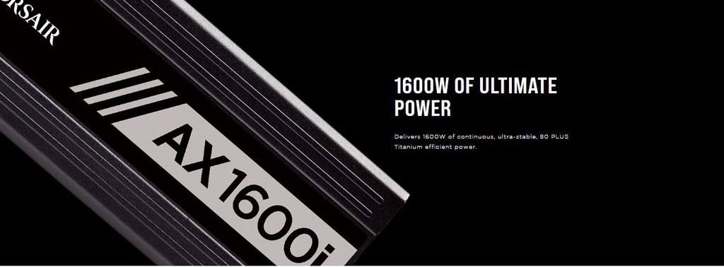 CORSAIR AX1600i Digital ATX Power Supply — 1600 Watt Fully-Modular PSU CP-9020087-NA | Shopee ...