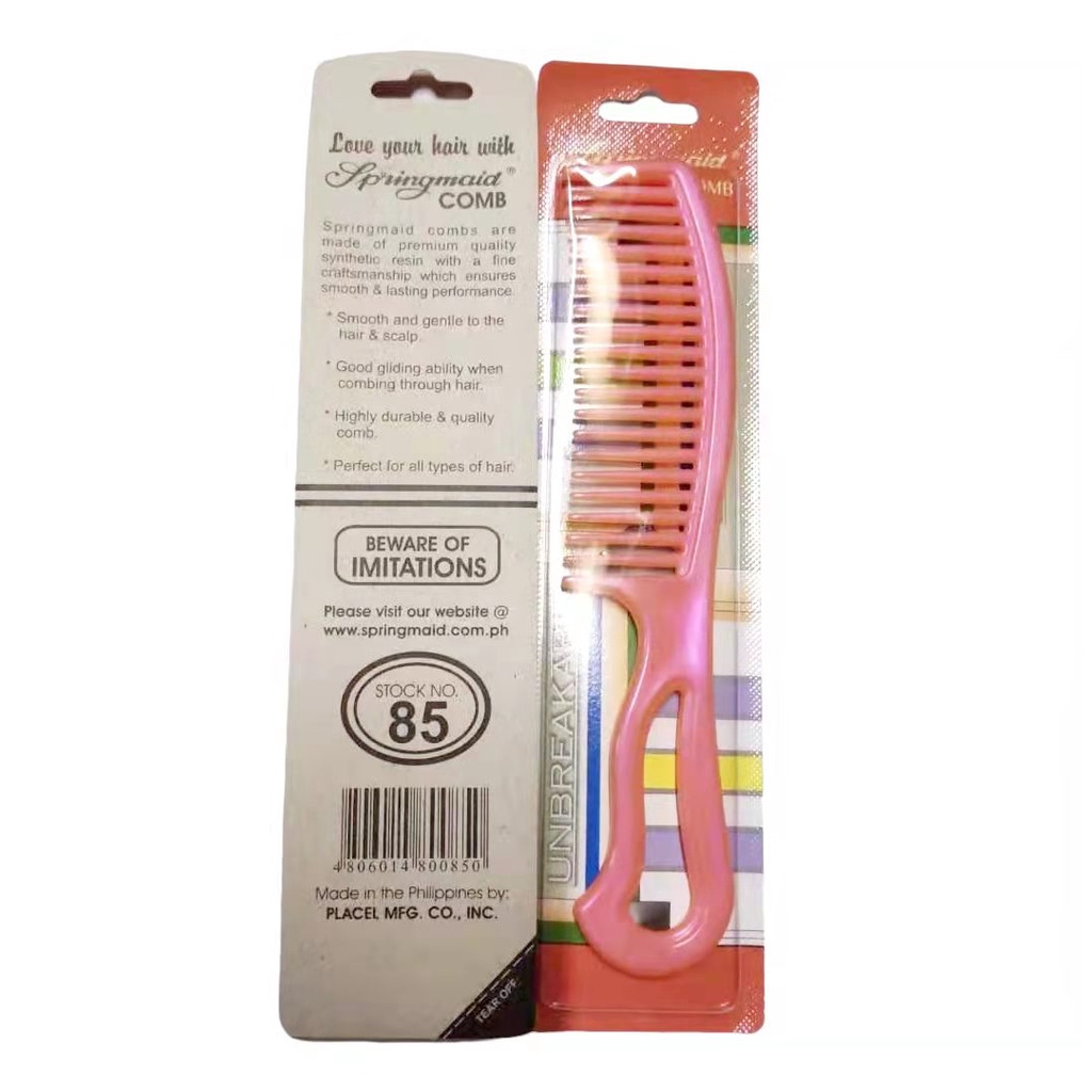 Original Springmaid Comb Suklay Unbreakable High Quality Random Color ...