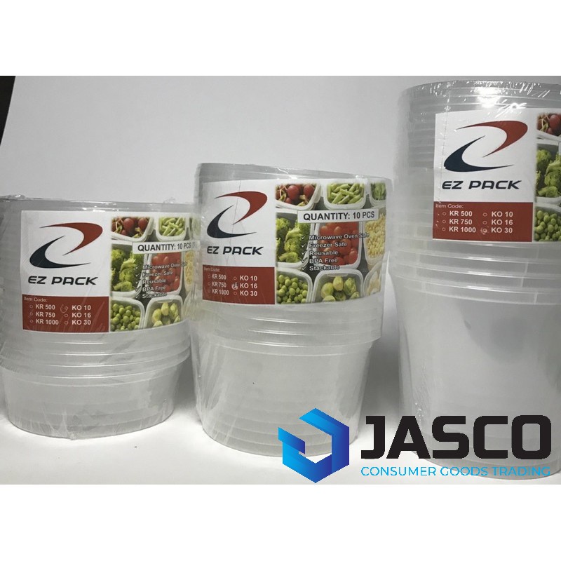 EZ Pack Microwavable Container (ROUND) - Available in RO-10oz / RO-16oz ...