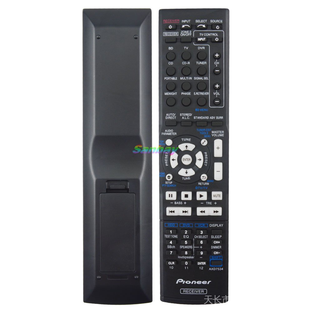 Remote Control for Pioneer AV Receiver Home Theater AXD7534 AXD7568 VSX ...