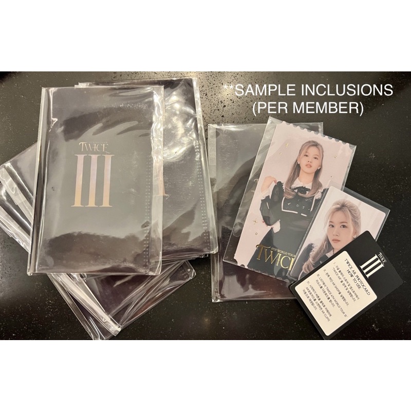 TWICE 4th World Tour III AR Photocard Ticket Set | Shopee Philippines