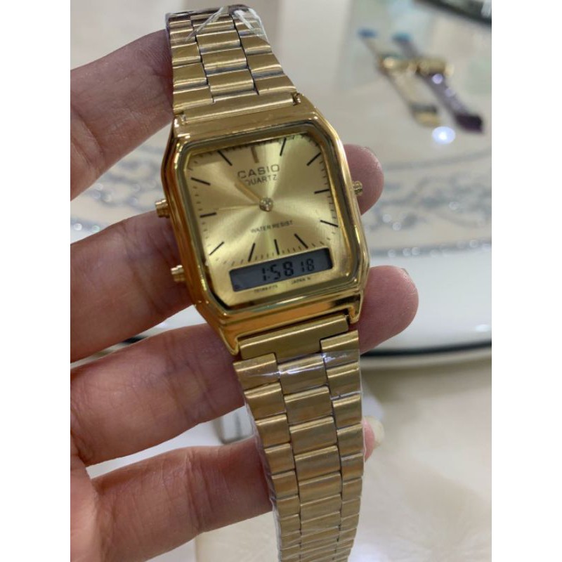 Watch Casio watch Japan machine 3 years battery complete packages can ...