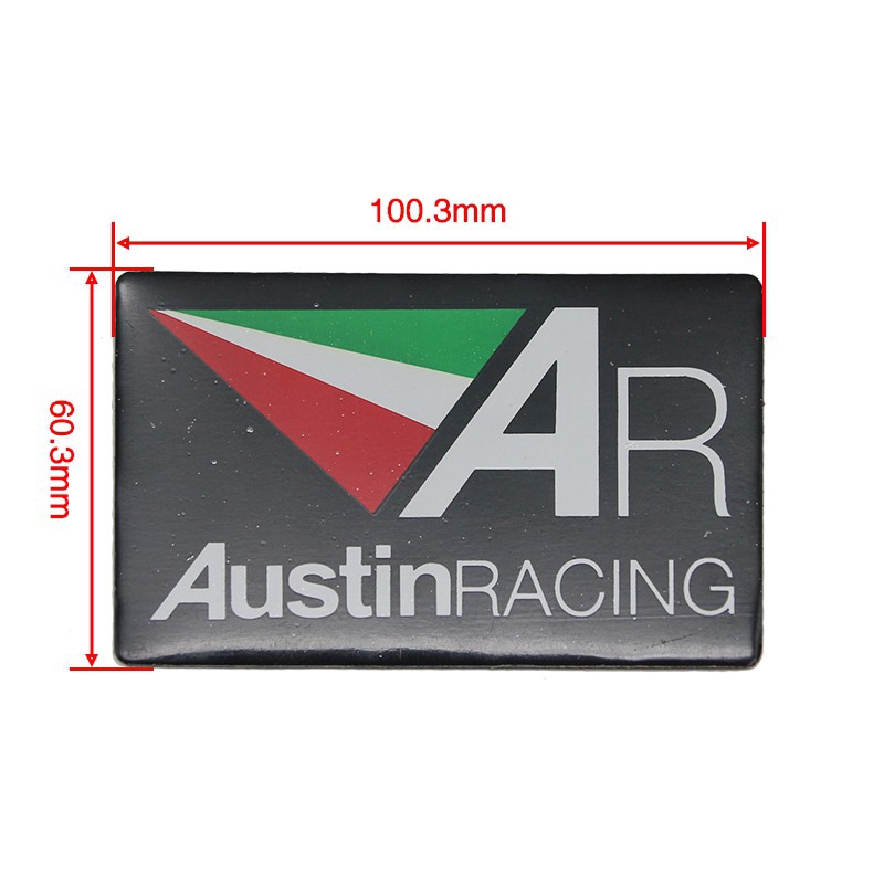 1PC AR Austin Racing Exhaust Heat Proof Resistant Sticker Decal ...