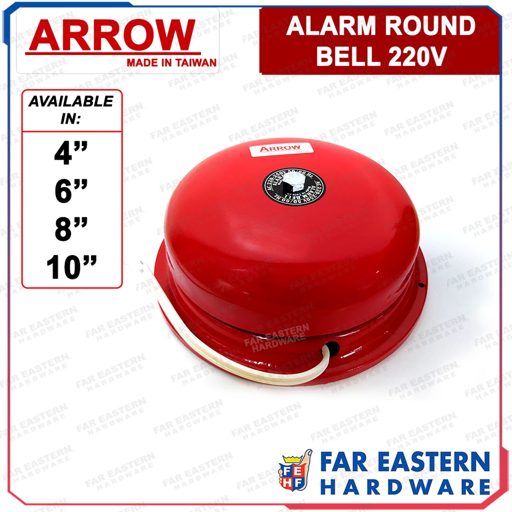 Fire Alarm Round Bell | Switch Box 220V ARROW | ROTO | Shopee Philippines