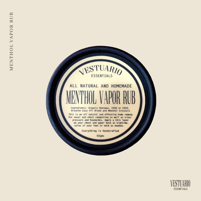 Organic Menthol Chest Rub All Natural and Homemade | Shopee Philippines