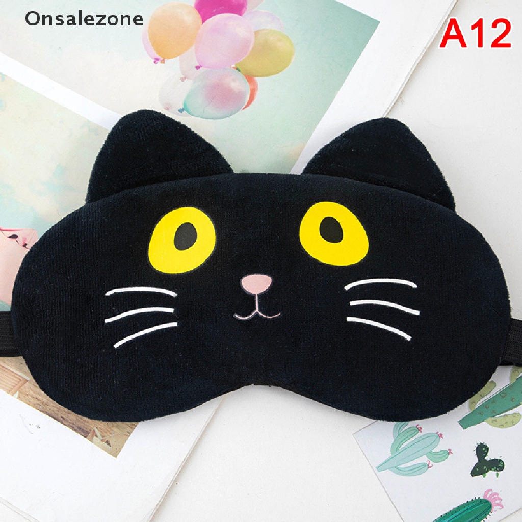 ONPH Sleeping Eye Cover Sleep Cute Night Dream Bandage Sort Pikachu ...