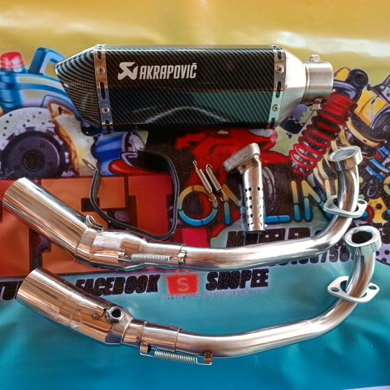 Akrapovic with Elbow for Yamaha Xmax 300 | Shopee Philippines