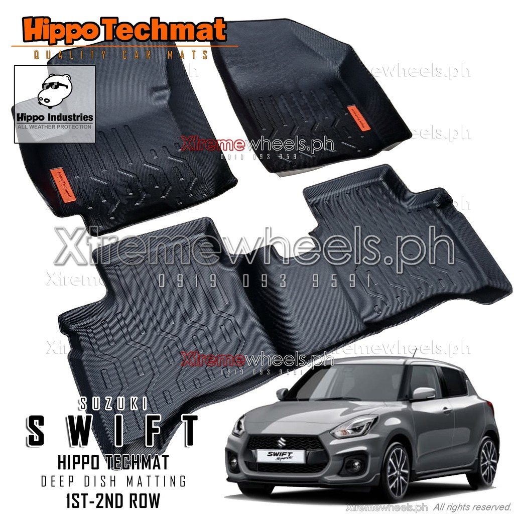 Suzuki Swift 2019-2024 Hippo Brand Deep Dish matting Thailand Made ...