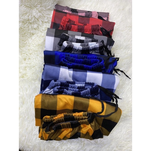 Pranela Plaid Pants Unisex with 2 Side Pocket Checked Pants | Shopee ...