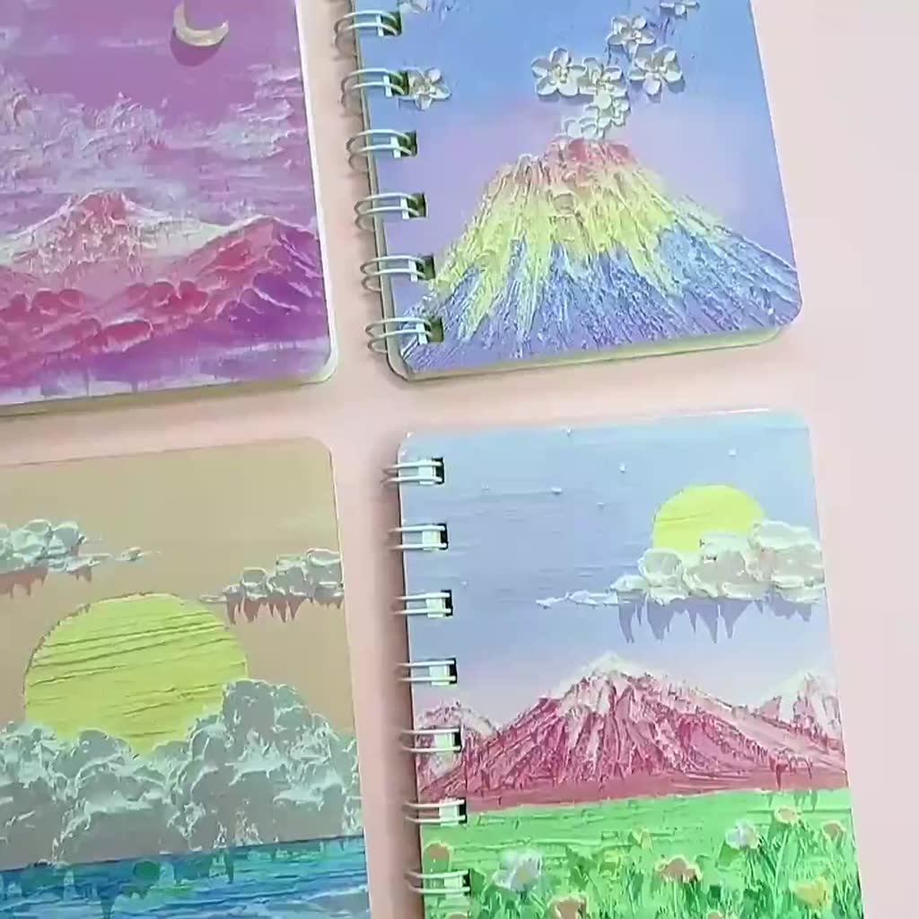 A7 Japanese Style Cartoon Pocket Book Notepad Office Stationery School ...