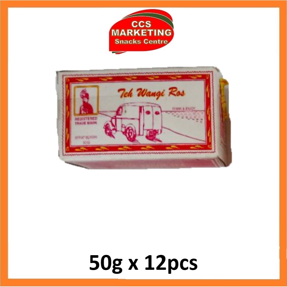 CCS Teh Wangi Ros Sultan Brand Rose Tea ( 50g x 12pcs ) | Shopee ...