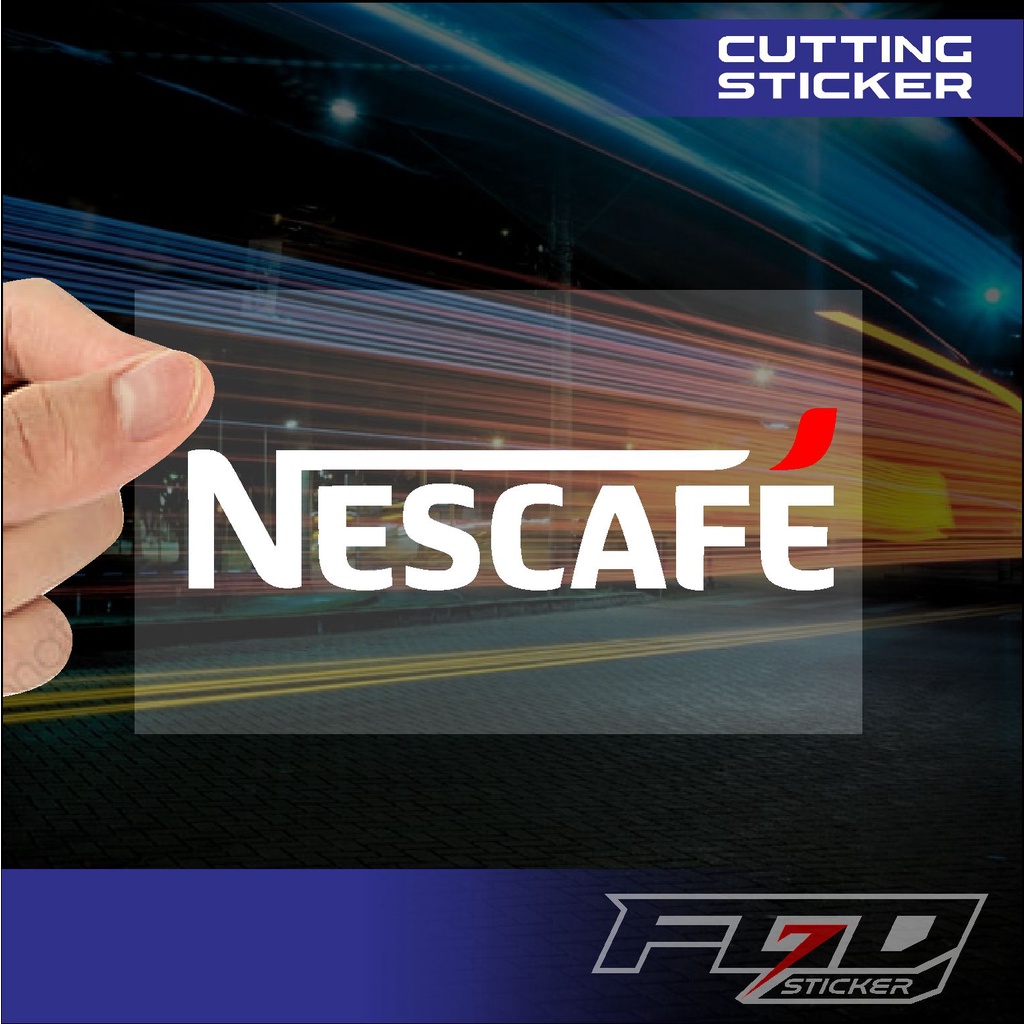 Sticker nescafe sticker cutting sticker nescafe nmax pcx beat vario ...