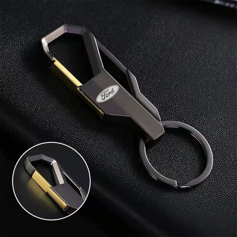 Suitable for Ford car keychain creative metal alloy keychain male ...