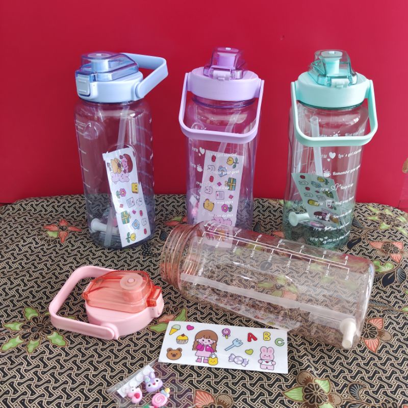 2-liter VIRAL Bottle Complete With Stickers2 - Transparent 2-LITER ...
