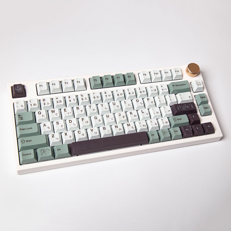 GMK November Fog theme keycaps cherry profile dye-sub PBT keycap ...