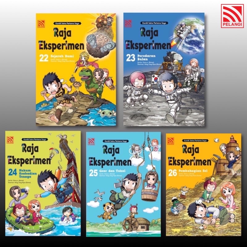 SAYA [MBO] My First Science Comic King of Experiments 22-30 | Shopee ...