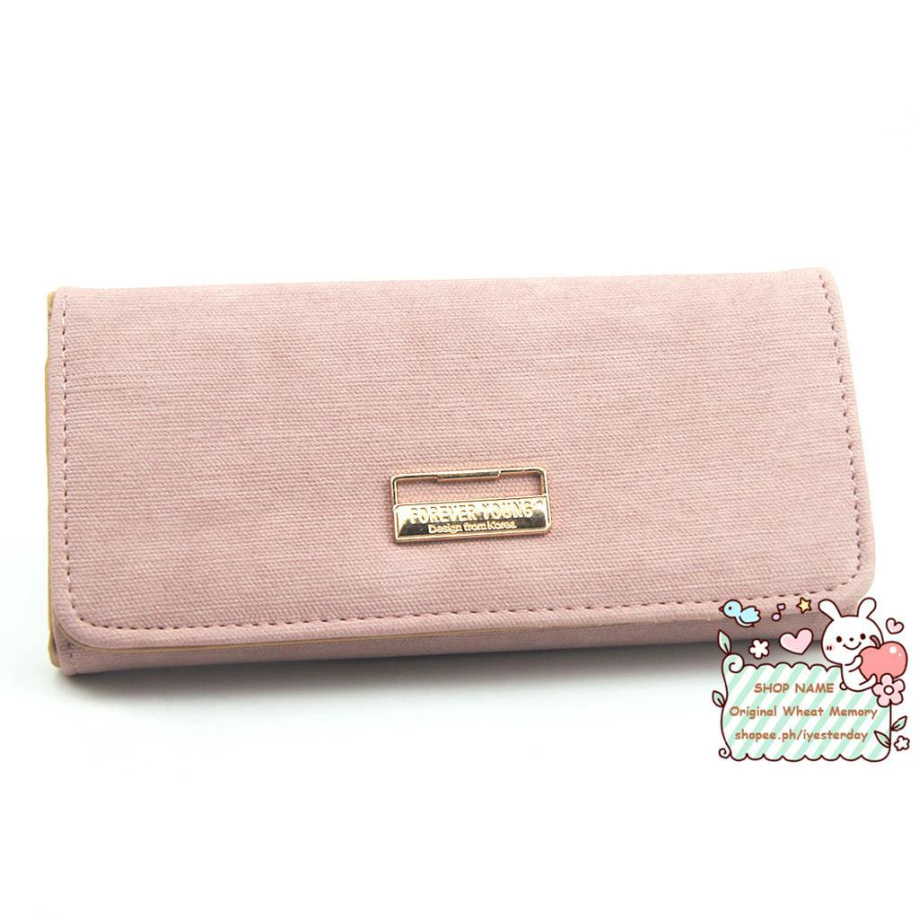 Forever Young Ladies Cellphone Wallet Long Folding Wallet | Shopee ...