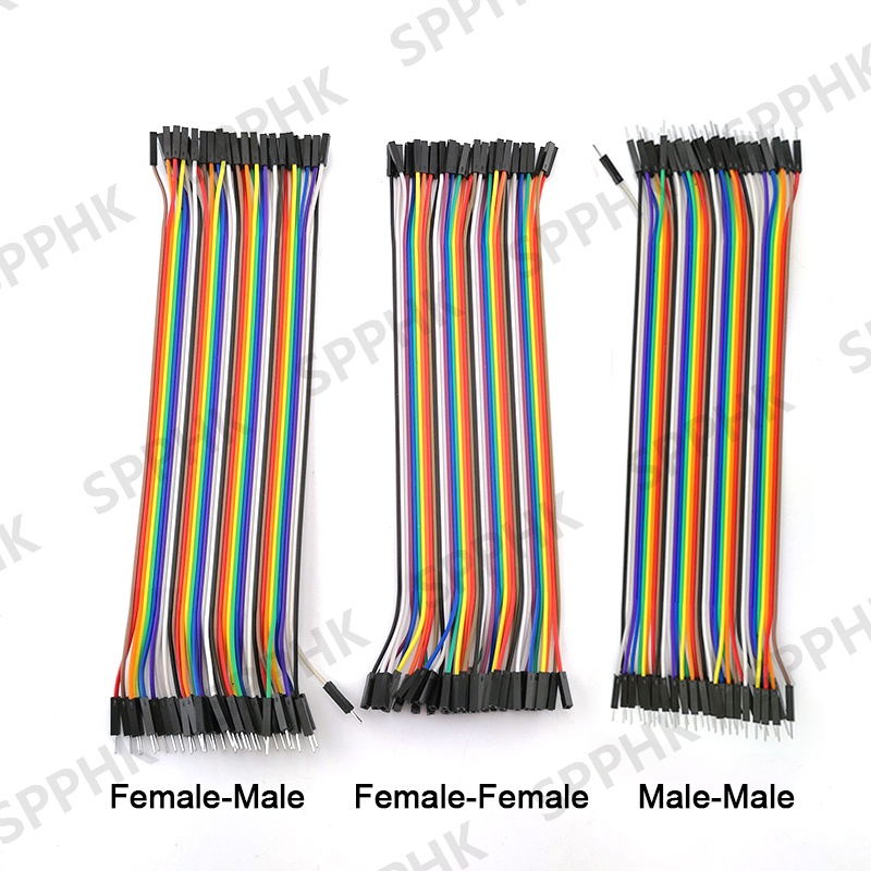 Eclectic Connector Cable 30cm 40Pin Wire Dupont Jumper Wire Female Male ...